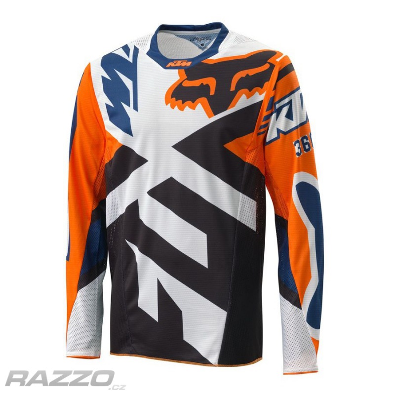 Pánský MX dres FOX KTM 360 Jersey Orange 2016 - dresy motokros / enduro ...